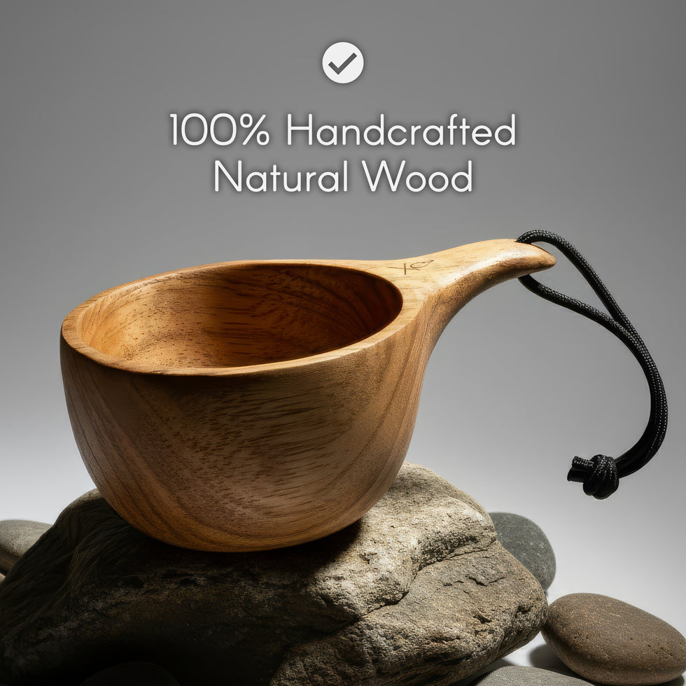 Kuksas & Utensils | Traditional Wood Cups and Spoons from Überleben